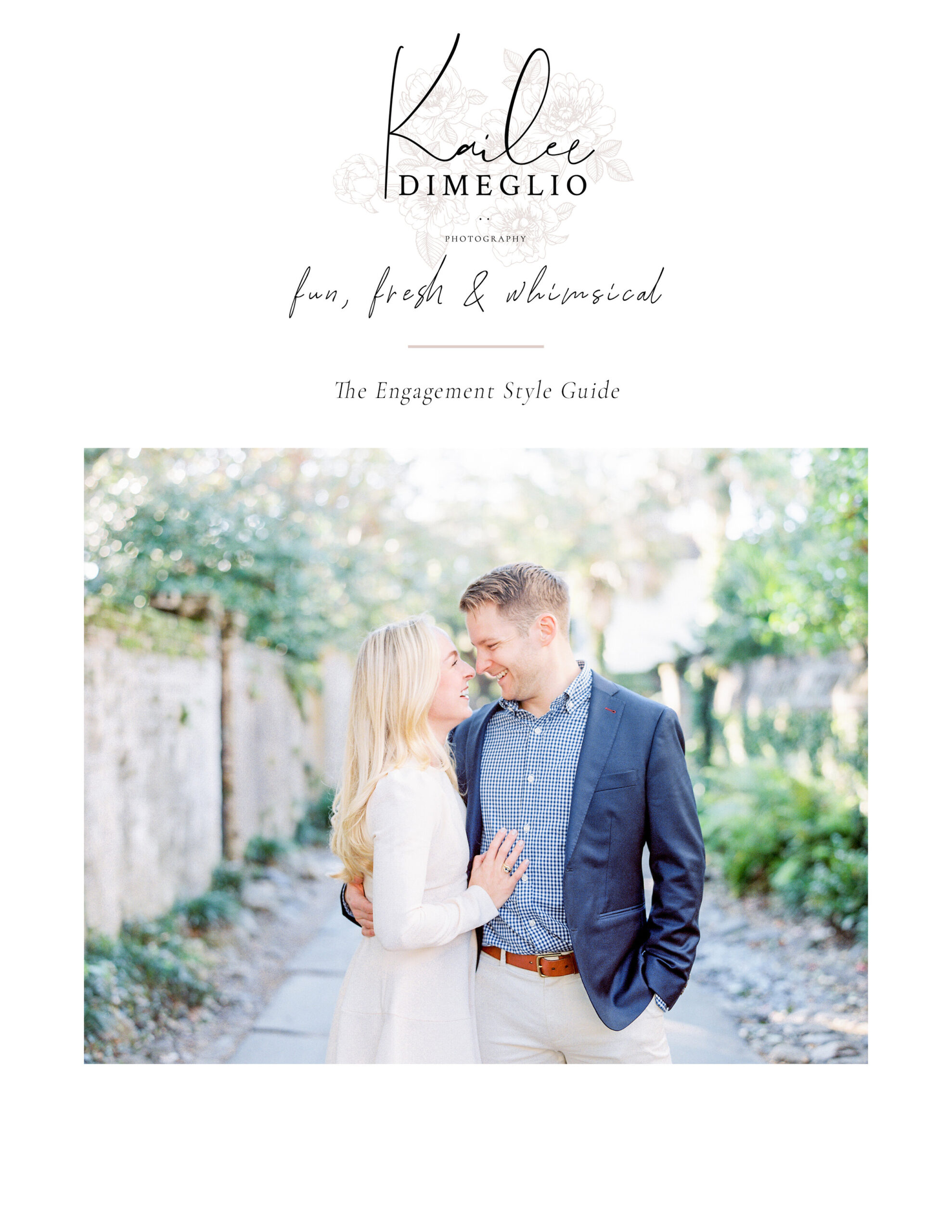 KDP Engagement Style Guide - Kailee DiMeglio Photography
