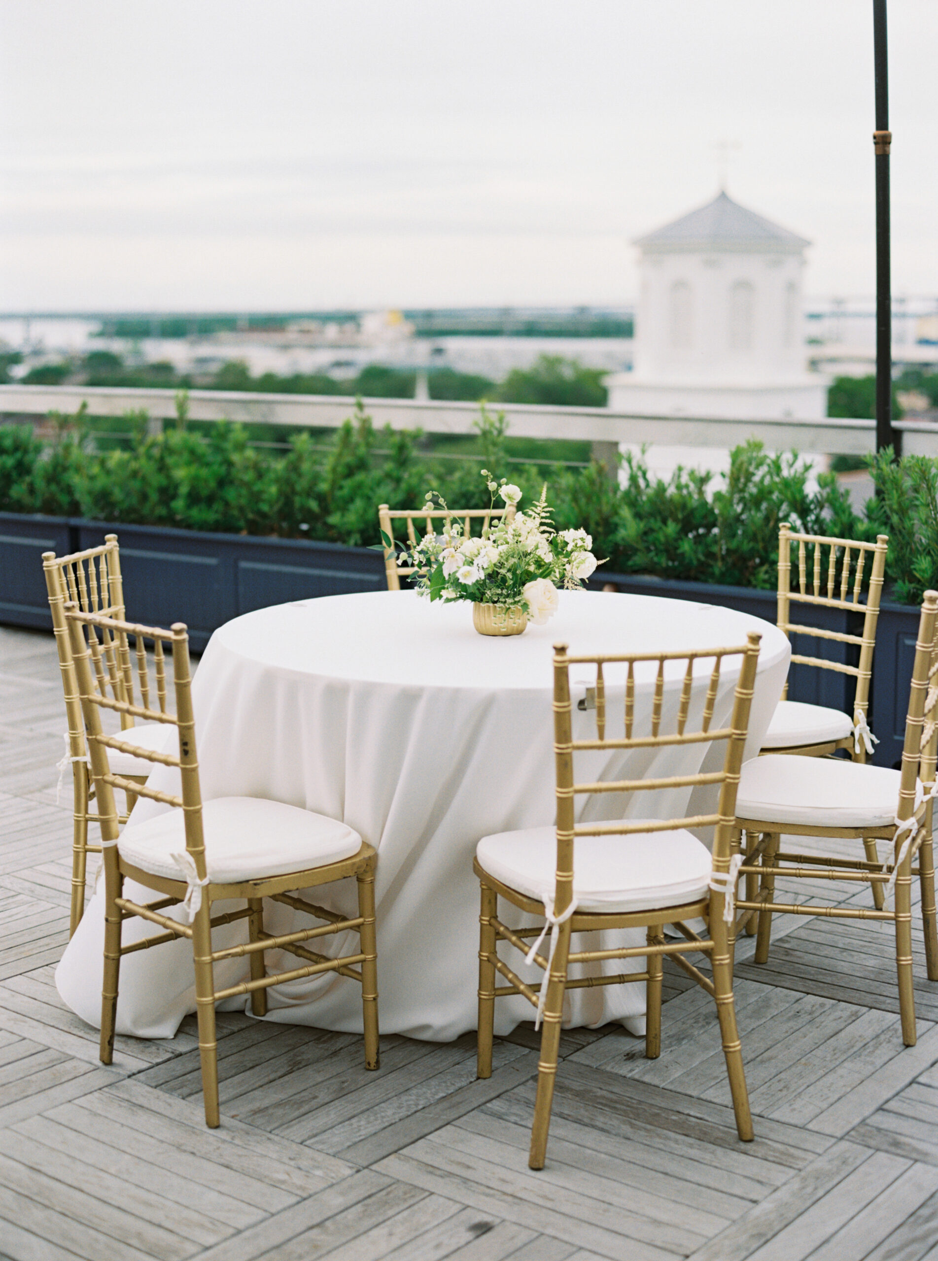 Dewberry Hotel Rooftop Wedding Welcome Party